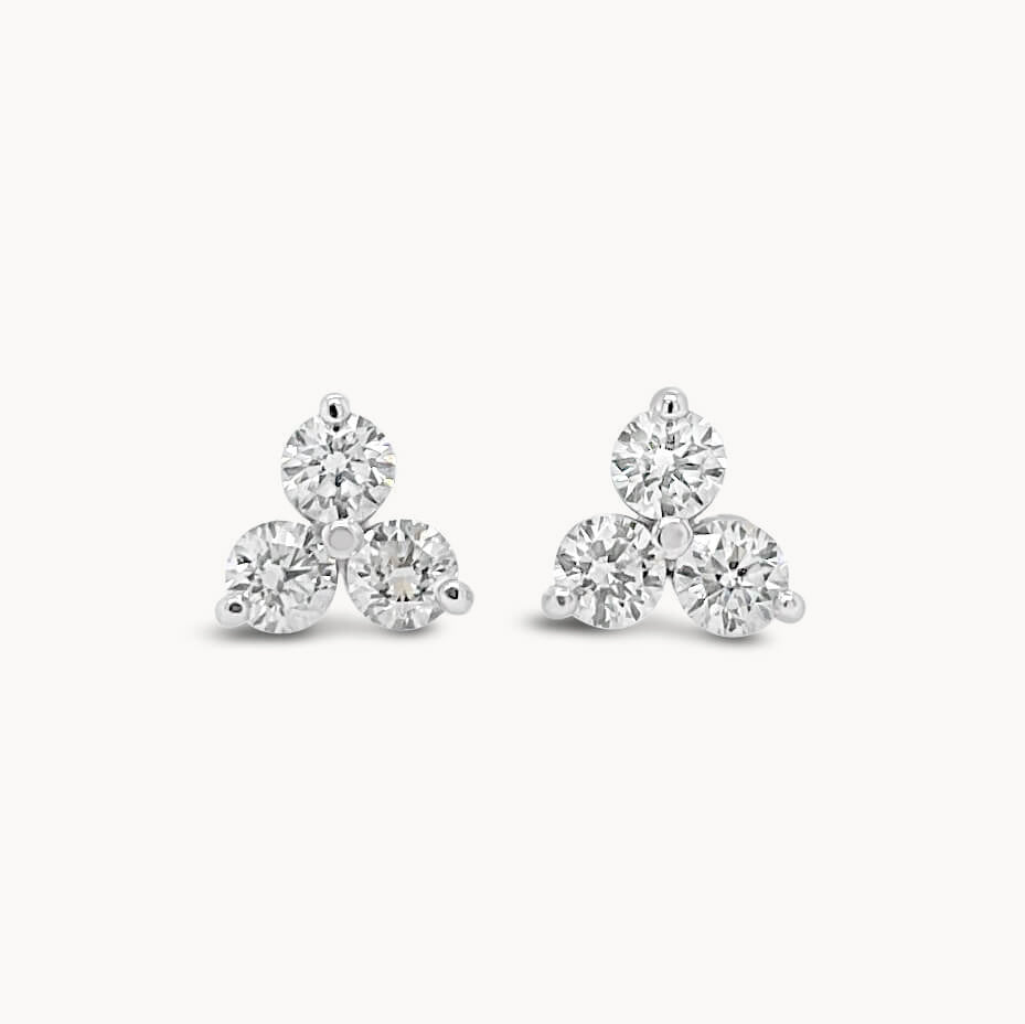 Diamond Trio Studs – T. Anthony Jewelers